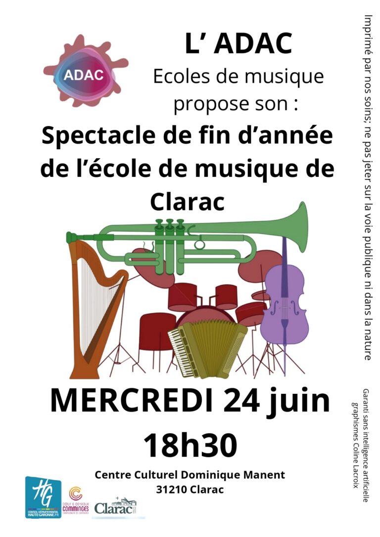 Clarac : L’école de musique de l’ADAC fête la fin de l’année - Petite ...